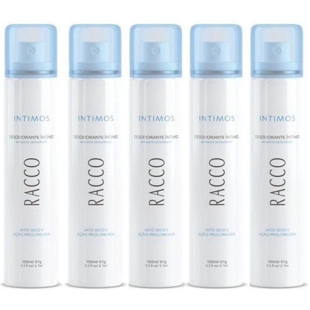 OFERTA! Racco - Kit com 5 Desodorante Intimo em Spray Jato Seco Intimo ...
