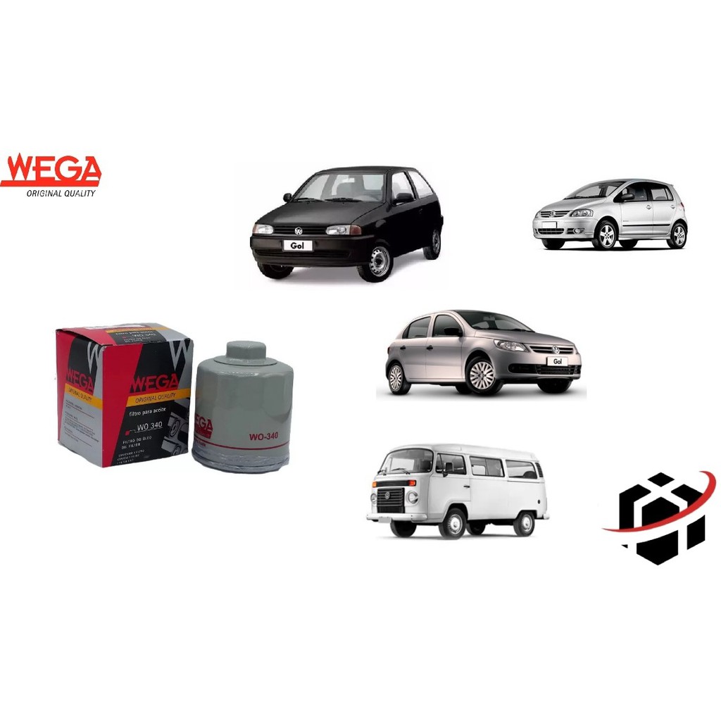 Filtro de Óleo Gol/Voyage/Saveiro/Polo/Kombi/Fox Wega Wo340 (Psl560 ...