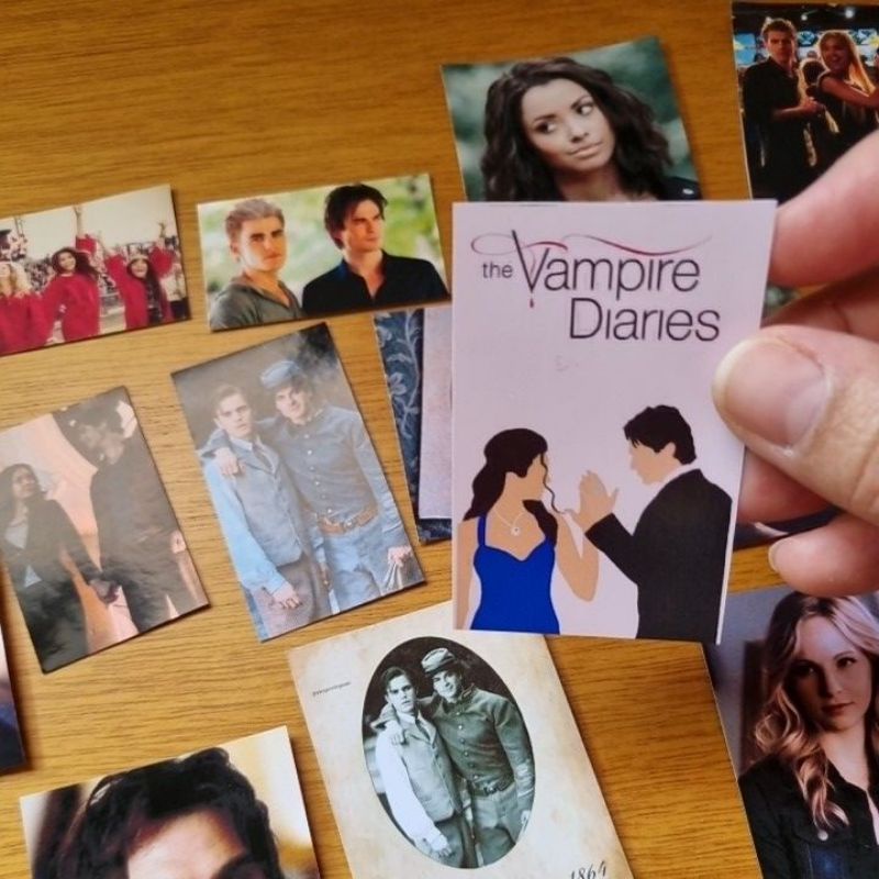 Adesivos The Vampire Diaries para Scrapbook, Journal e Cadernos ...