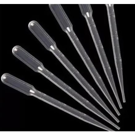 Pipeta Pasteur Plastica 3ml Graduada Pacote C/ 1.000 Unidades | Shopee Brasil