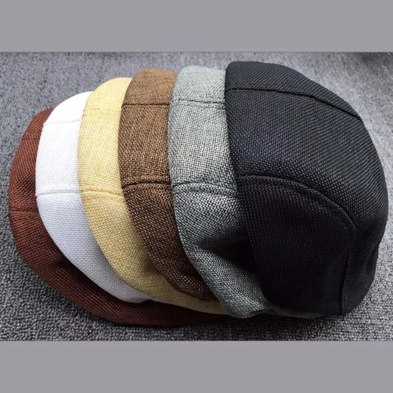 Boina Masculina Italiano Tecido Brim Forro Leva Temp Primavera Verão ...