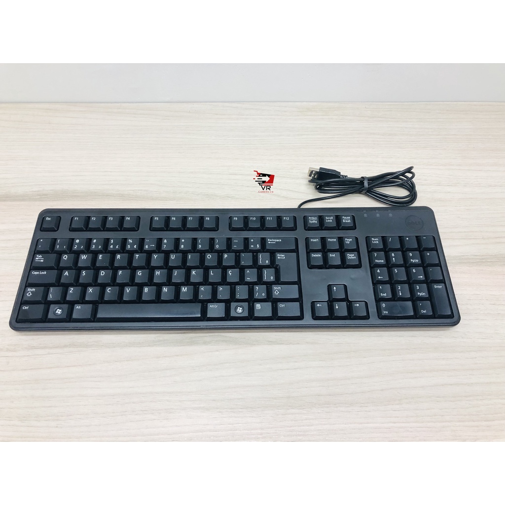TECLADO DELL USB KB 212-B PRETO PARA COMPUTADOR | Shopee Brasil