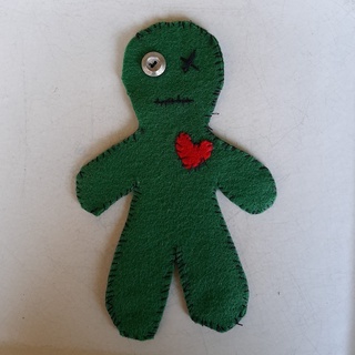 Boneco feltro Ritual Vodu Voodoo vudu | Shopee Brasil