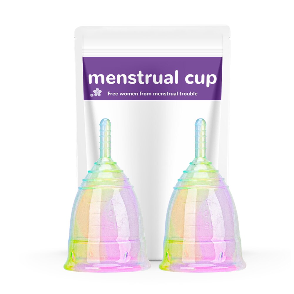 Coletor Menstrual / Colorido Copo Menstrual | Shopee Brasil