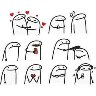 Kit 33 Adesivos Flork Notebook Caderno Agenda Diario Adesivo | Shopee ...