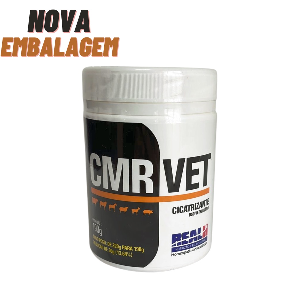 Cmr Vet Pomada Cicatrizante 190g - Nova Embalagem. | Shopee Brasil