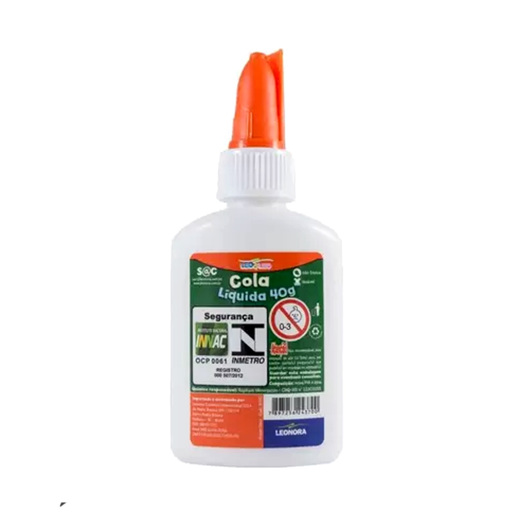 Cola Branca Liquida - Leo & Leo - 40g | Shopee Brasil