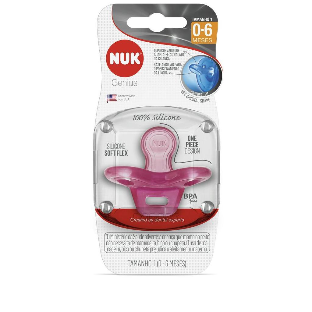 Chupeta De Silicone Nuk S2 6m+ Sensitive Soft Girl - PA7329-2G | Shopee Brasil