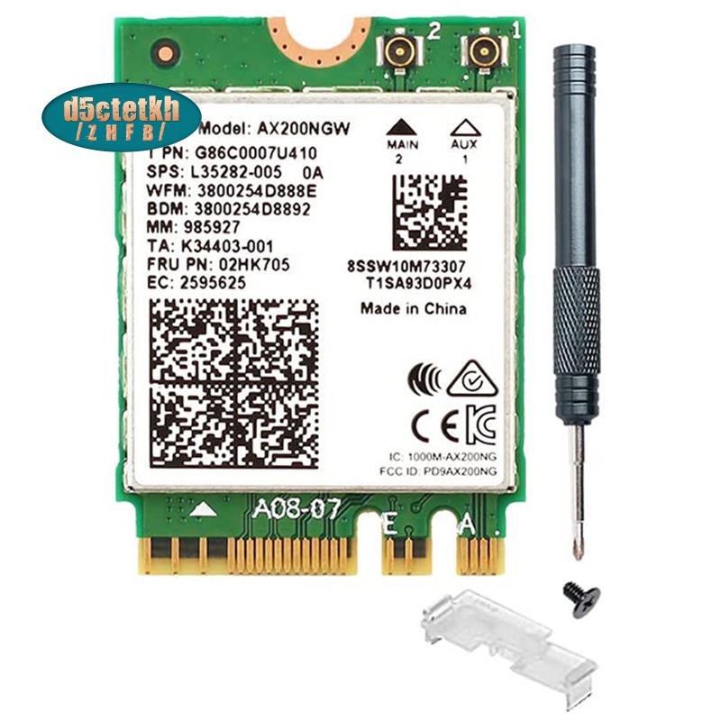 AX200 Next-Gen Wi-Fi 6 Network Card M.2 NGFF Ax200Ngw 160MHz 802.11Ax ...