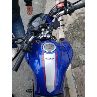 Adesivo Faixa Gravata tanque moto CG FAN Titan Start 125 150 160 | Shopee Brasil