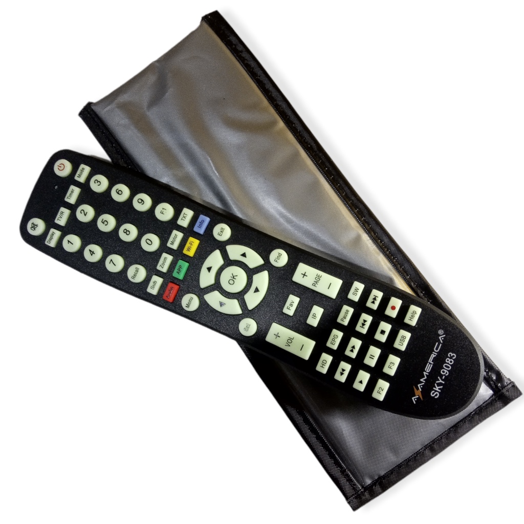kit controle remoto + capa / Receptor azamerica ST3 HD | Shopee Brasil