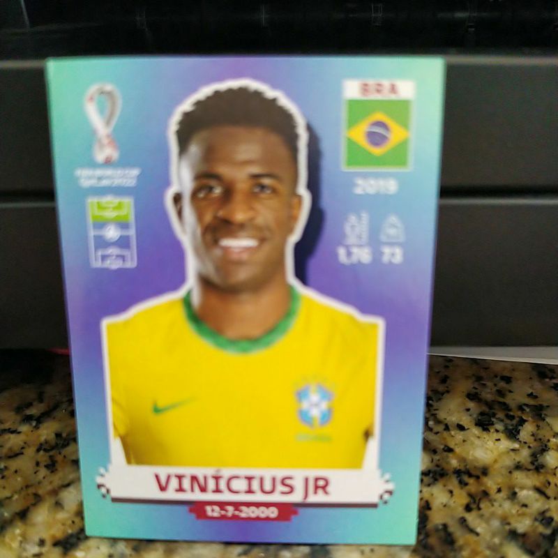 Figurinha Vinícius Jr | Shopee Brasil