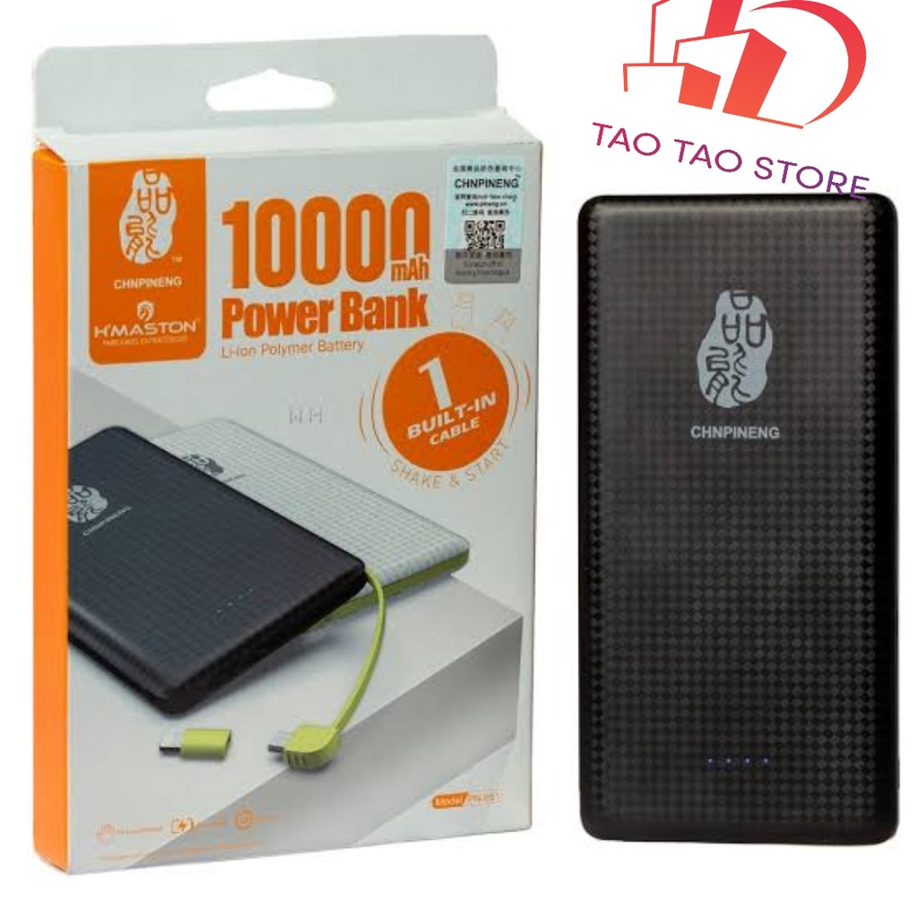 Power bank carregador portátil 5000 10000 20000 mAH H'Maston PN-951 bateria externa - Desconto ...