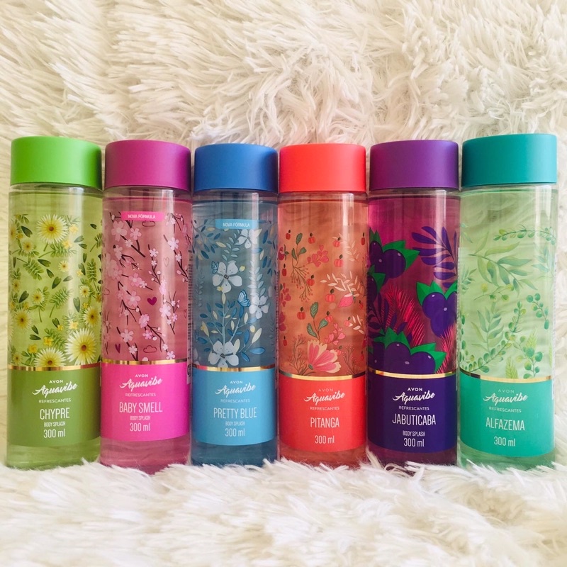 Perfumes Avon Aquavibe pretty blue, baby smell 1 litro / 300ml | Shopee ...