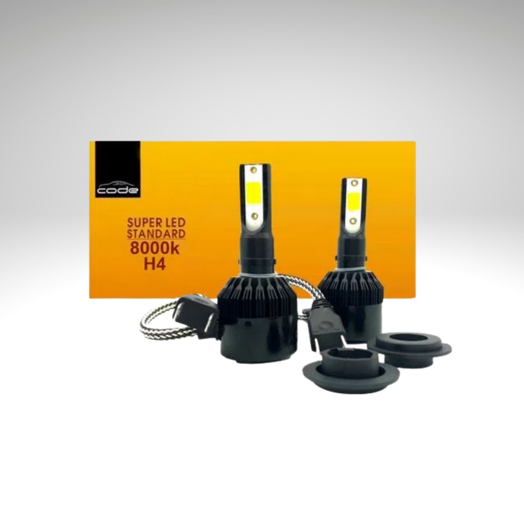 Kit Super Led Tech One Code 12v24v H4 8000K Code | Shopee Brasil