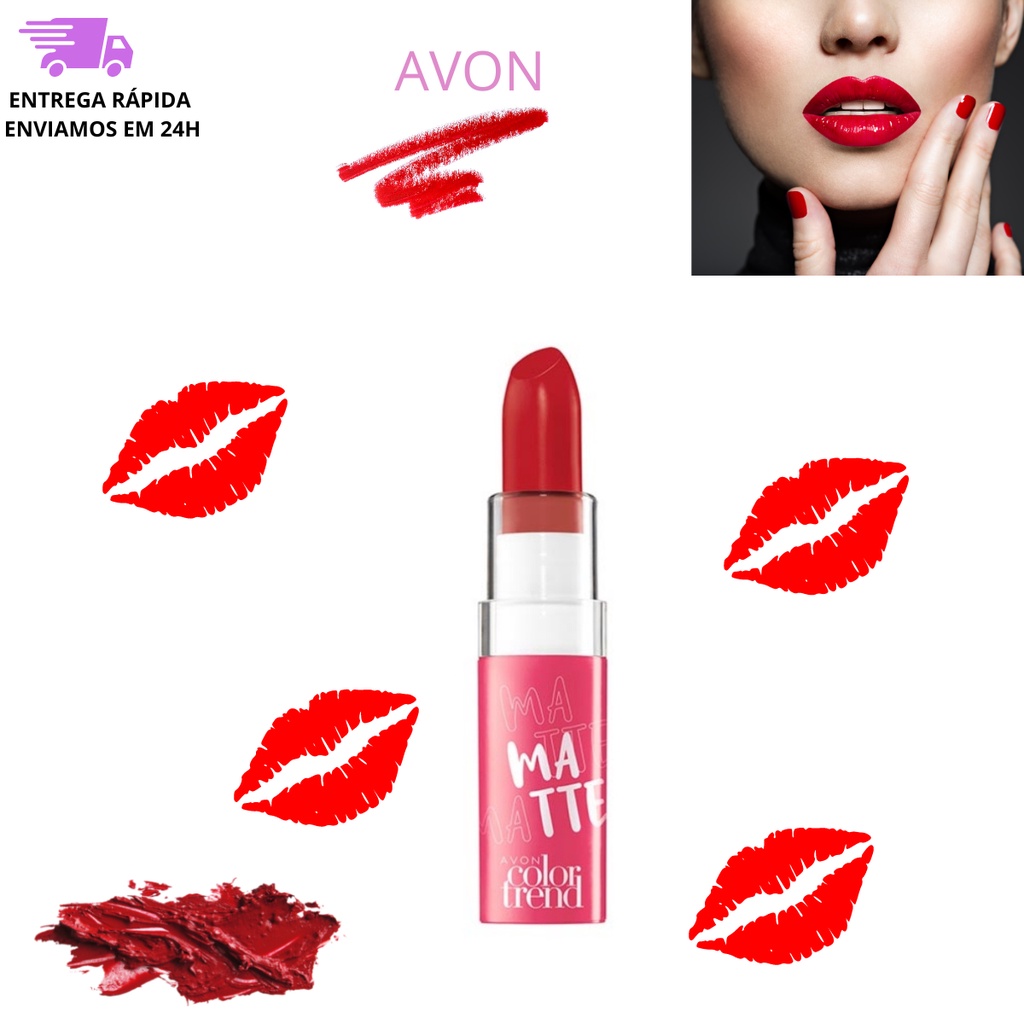 Batons Baton matte batom 24 horas batom mate | Shopee Brasil
