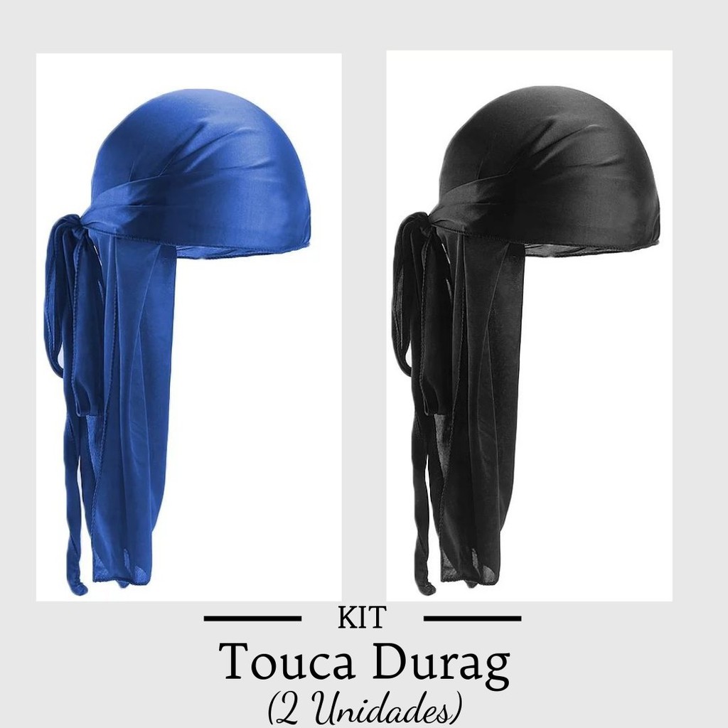 Kit Durag Bandana Dureg Para 360 Waves (2 Unidades) | Shopee Brasil