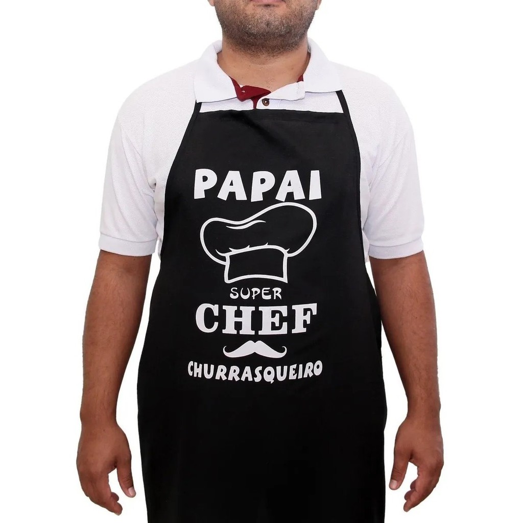 Presente Pai Avental Churrasco Melhor Pai Personalizado | Shopee Brasil