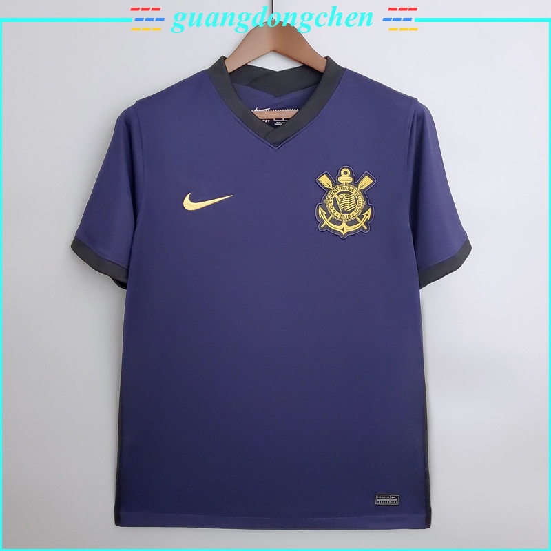 Camiseta De Futebol Corinthians Time III 2021 Roxa - Desconto no Preço