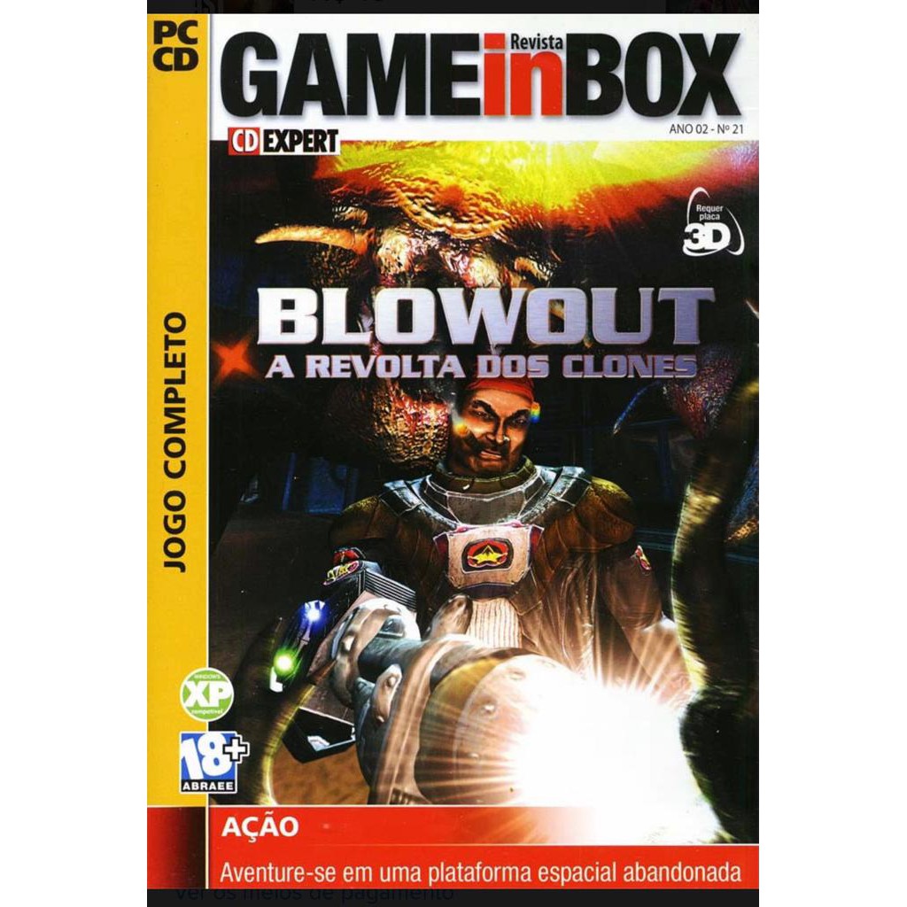 Blowout A Revolta Dos Clones Jogo Pc Game in Box | Shopee Brasil