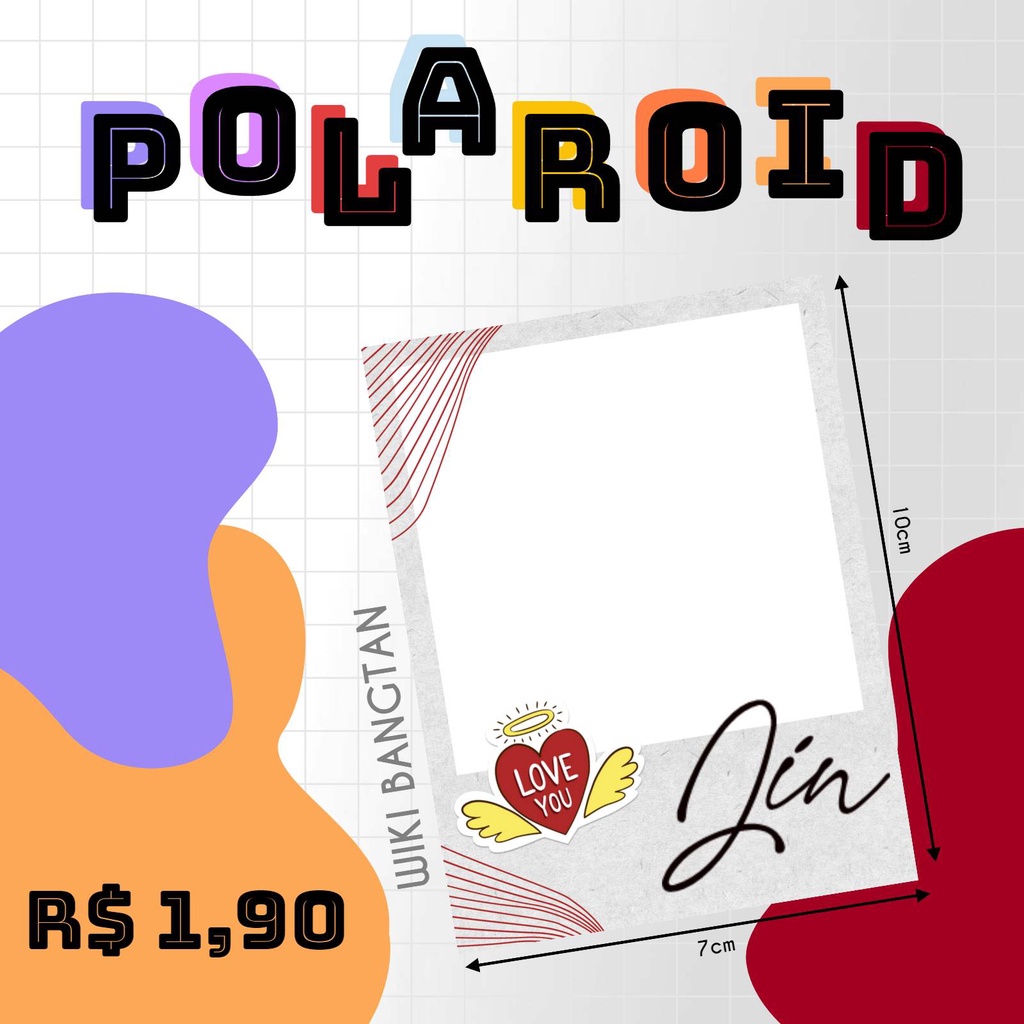 Frames de polaroid - BTS | Shopee Brasil