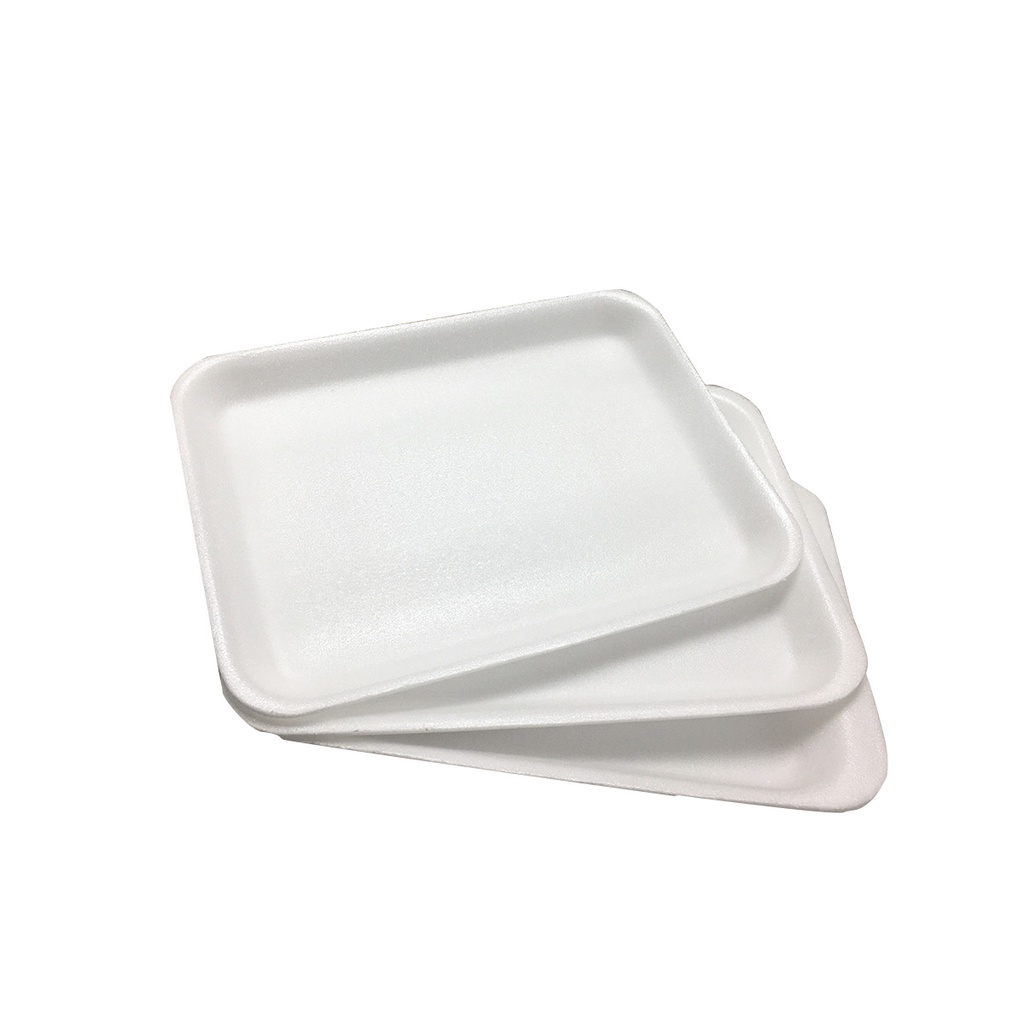 Bandeja De Isopor Rasa Copoplast Modelo:B3 C/100 Un | Shopee Brasil