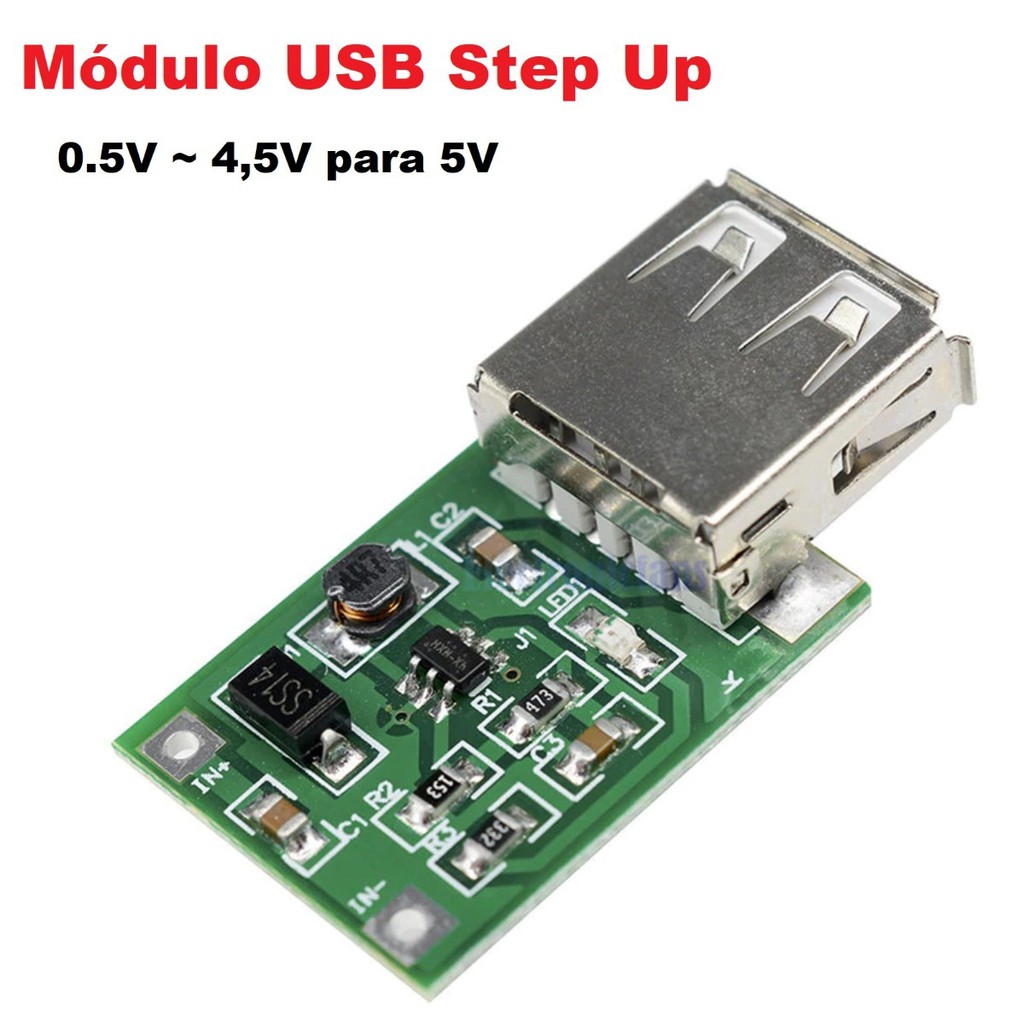 Módulo Regulador Dc Step-up 3608 Usb Conversor - Arduino Pic ...