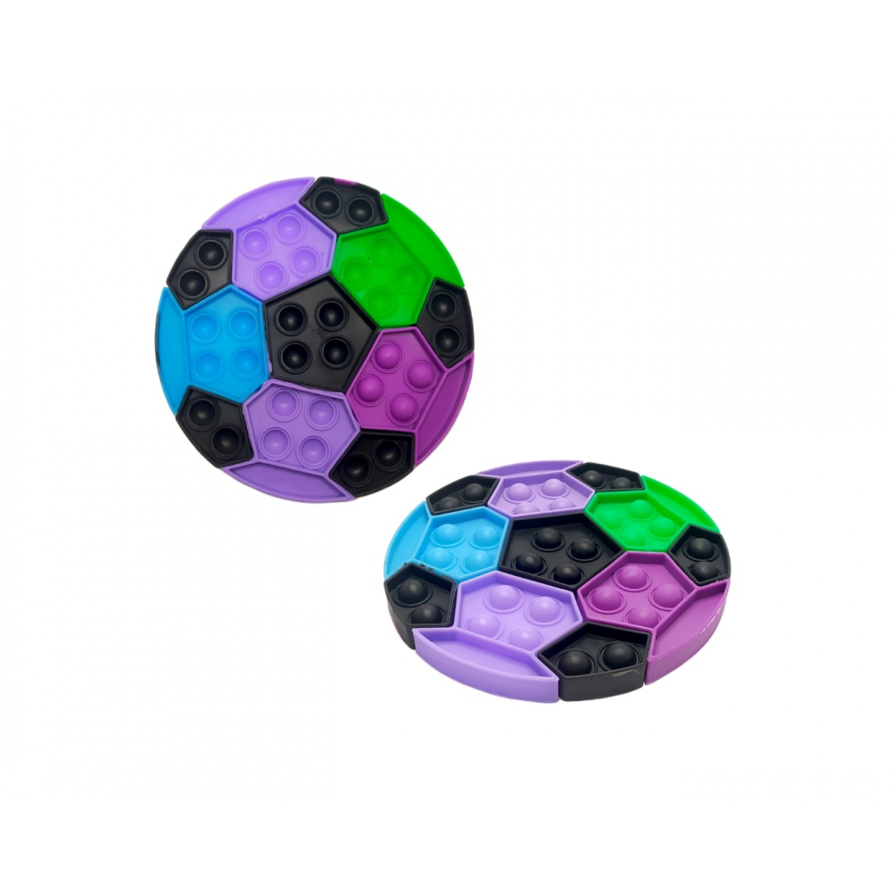 Pop It Fidget Toy Bola Formato Lego Colorido Anti Stress Sensorial ...