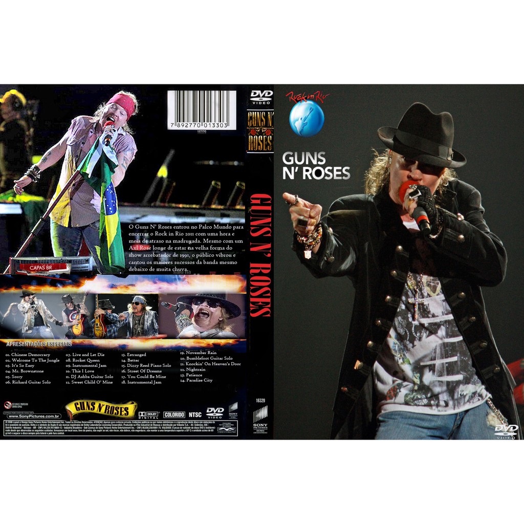 Guns n roses 3 bootlegs rarissimos no Brasil | Shopee Brasil