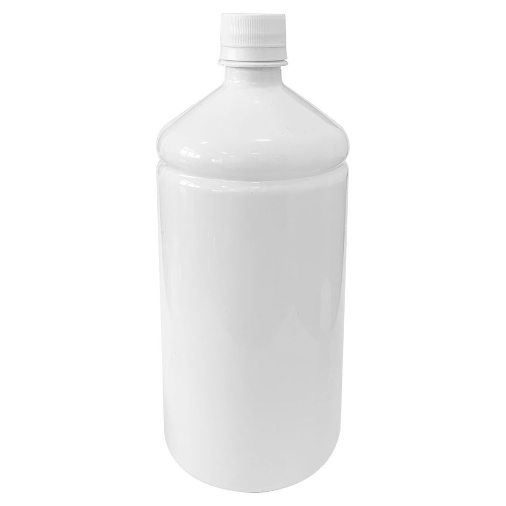 Frasco PET Branco 1000ml C/ Tampa Branca e Lacre R:28 (Unidade) | Shopee Brasil