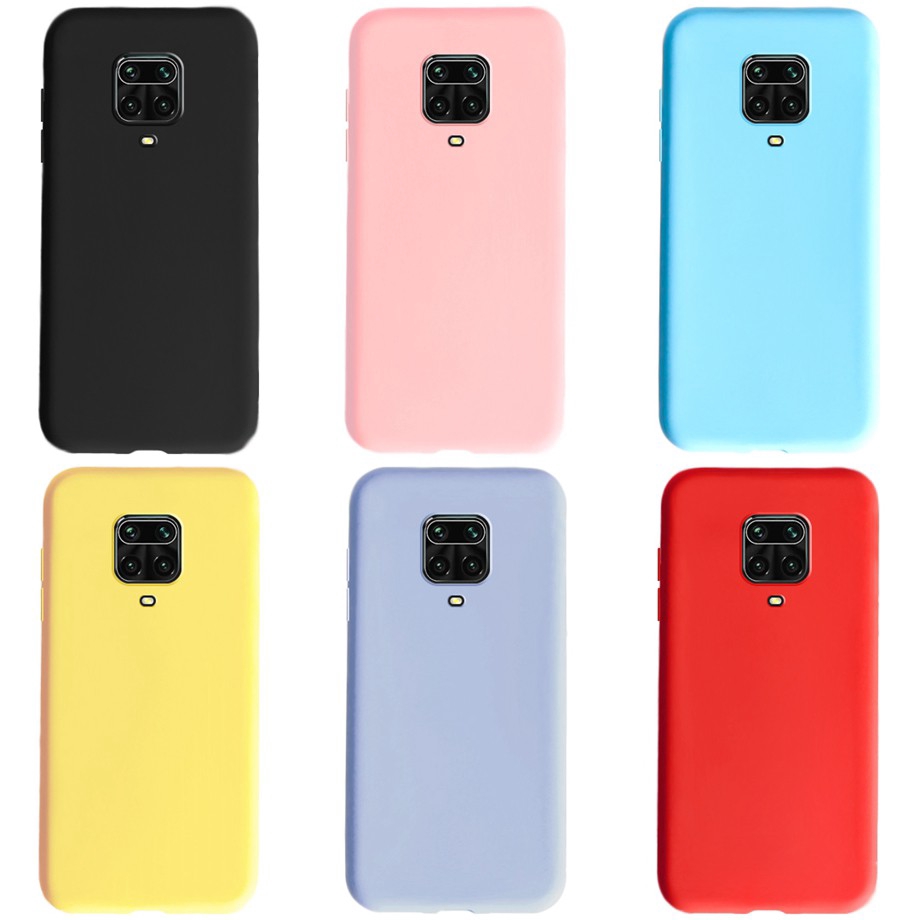 Capa De Celular De Silicone Tpu Macia Em Cor Pastel Para Xiaomi Redmi