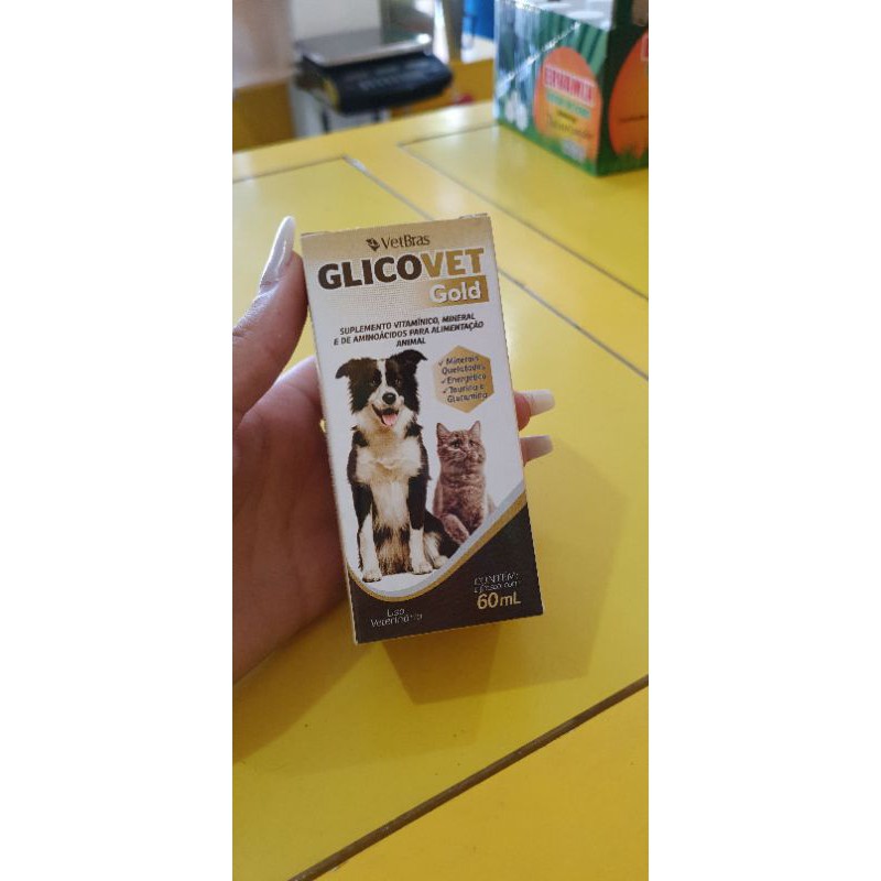 SUPLEMENTO VITAMINICO GLICOVET GOLD 60ml | Shopee Brasil