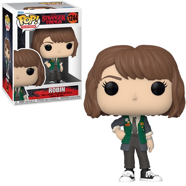 Funko Pop Stranger Things S4 Robin 1244 Novo Original | Shopee Brasil