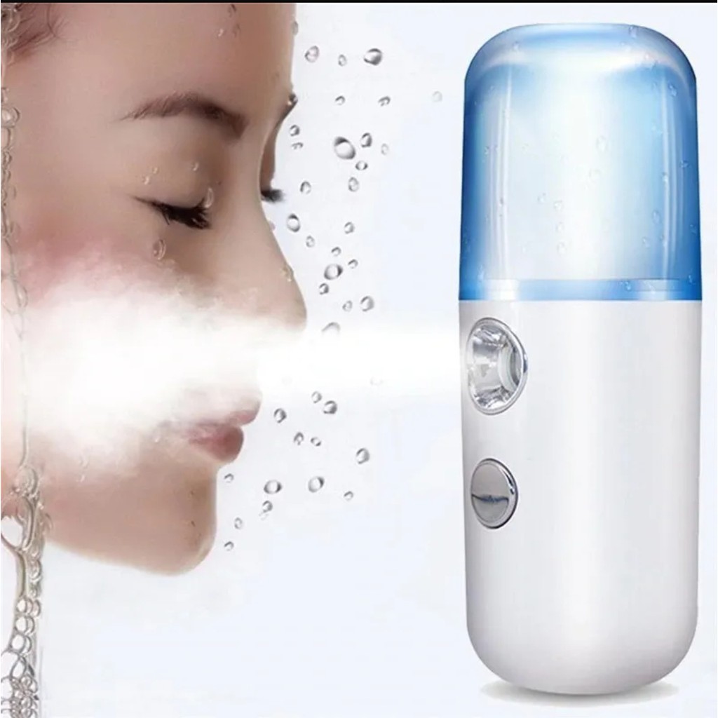 Umidificador Mini Nano Pulverizador Facial Spray De Mão Frio | Shopee ...
