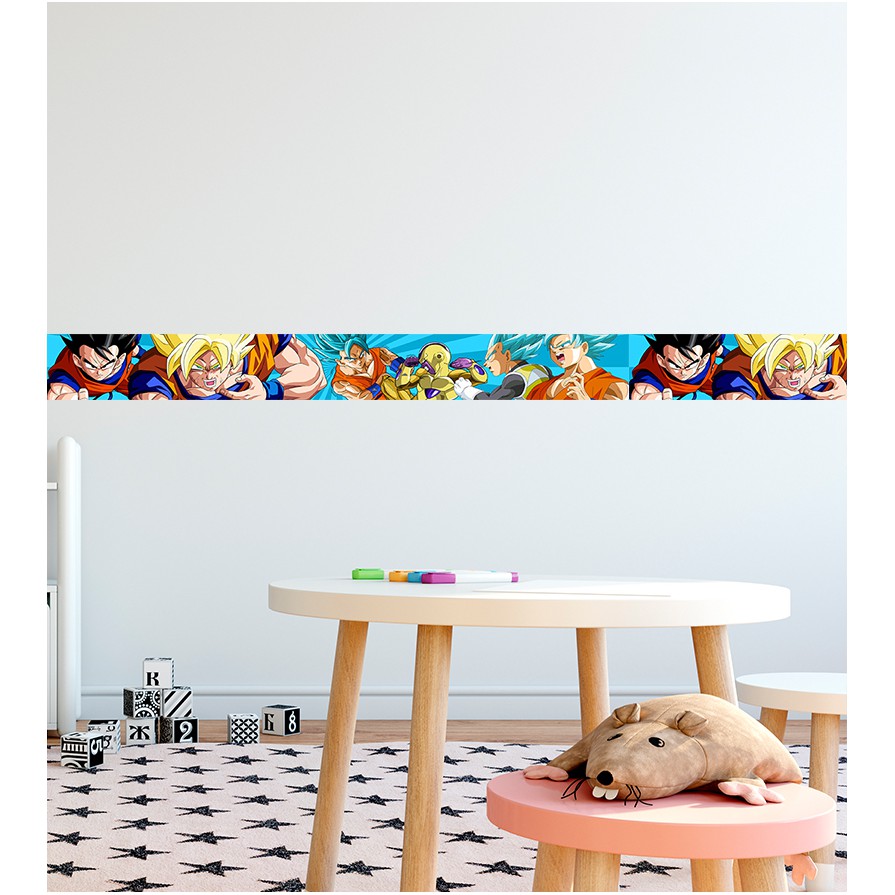 Faixa Decorativa Border Dragon Ball GOKU | Shopee Brasil
