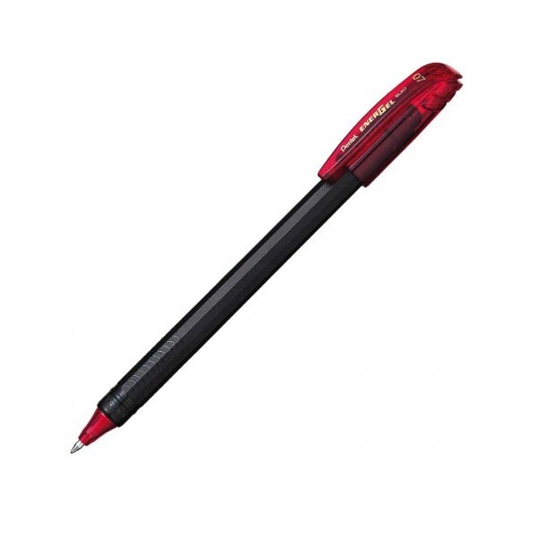 Pentel Caneta Rollerball Energel Makkuro Vermelha BL417 | Shopee Brasil