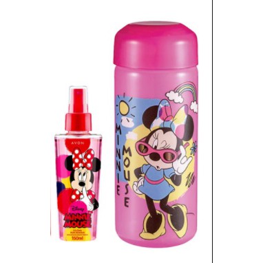 Kit Minnie Mouse Avon: Colônia + Garrafa Minnie | Shopee Brasil