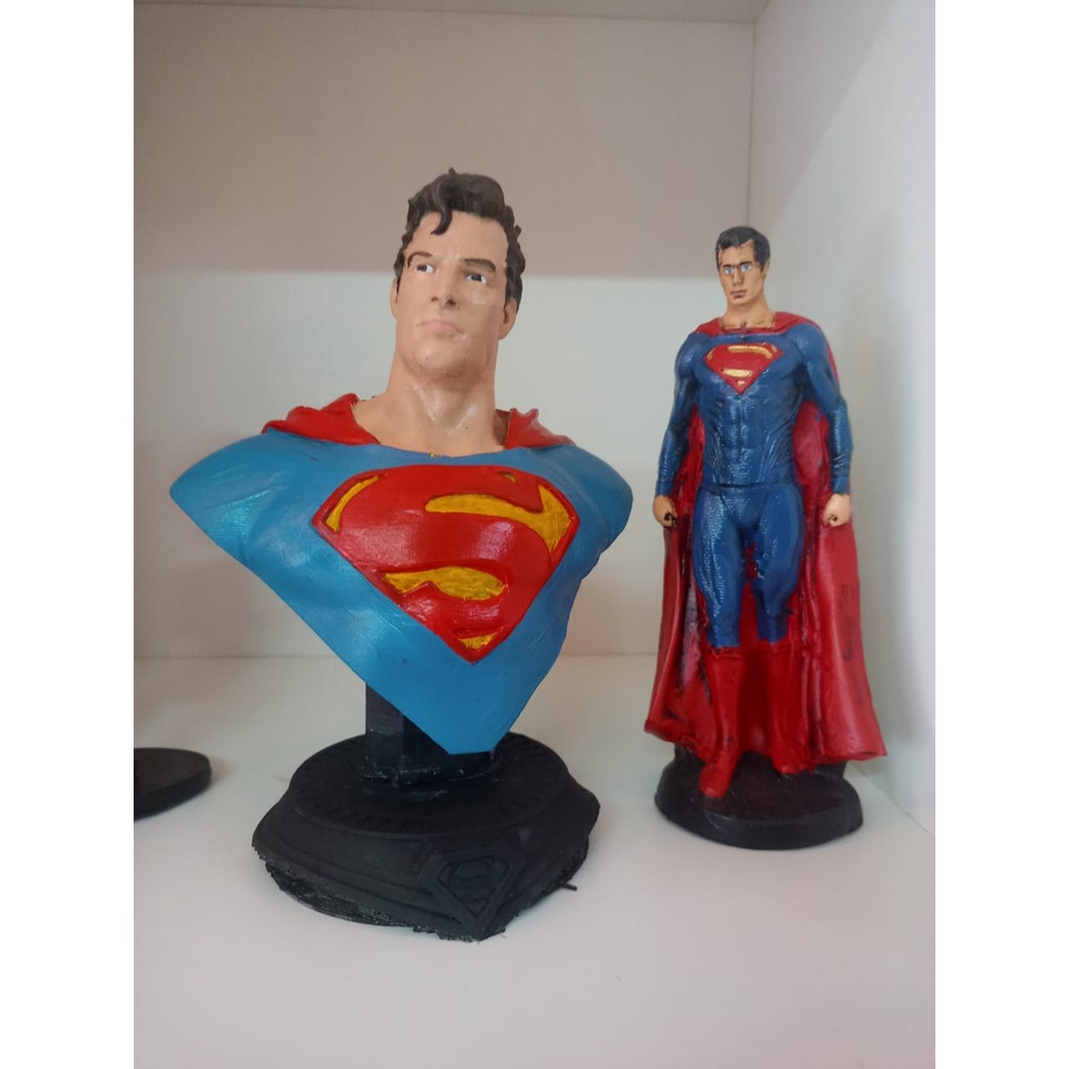 Boneco Superman - Super-homem busto 3D E BONECO resina | Shopee Brasil