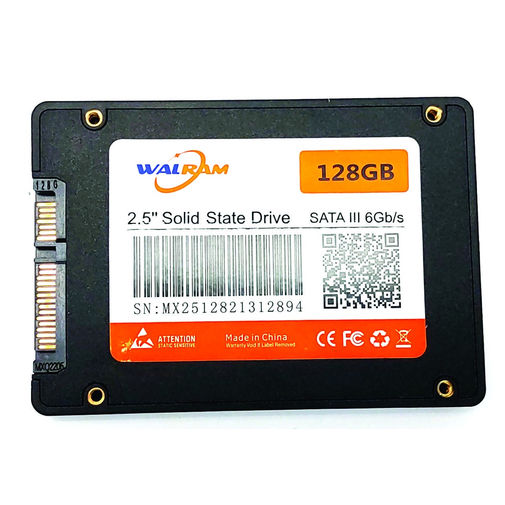 HD SSD 128 GB 6 GB/s Walram 2.5 sata3 disco rígido de estado sólido interno para notebook e pc ...