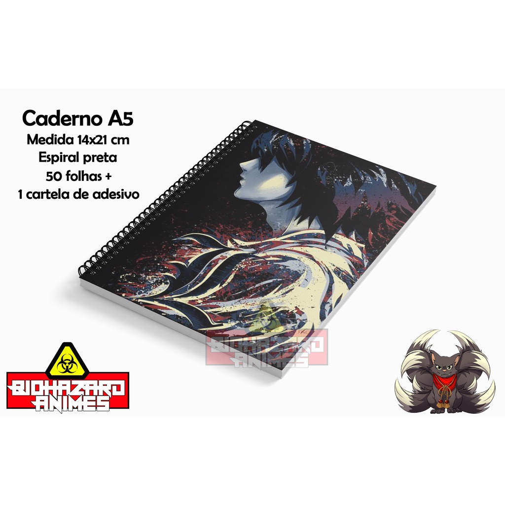 Caderno - Death Note - L - Lawliet | Shopee Brasil