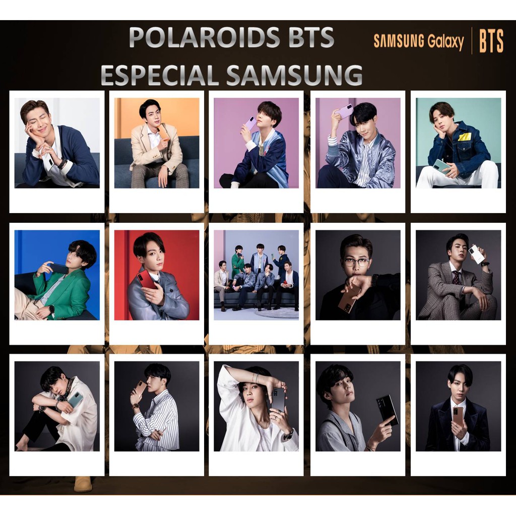POLAROIDS BTS - ESPECIAL SAMSUNG | Shopee Brasil
