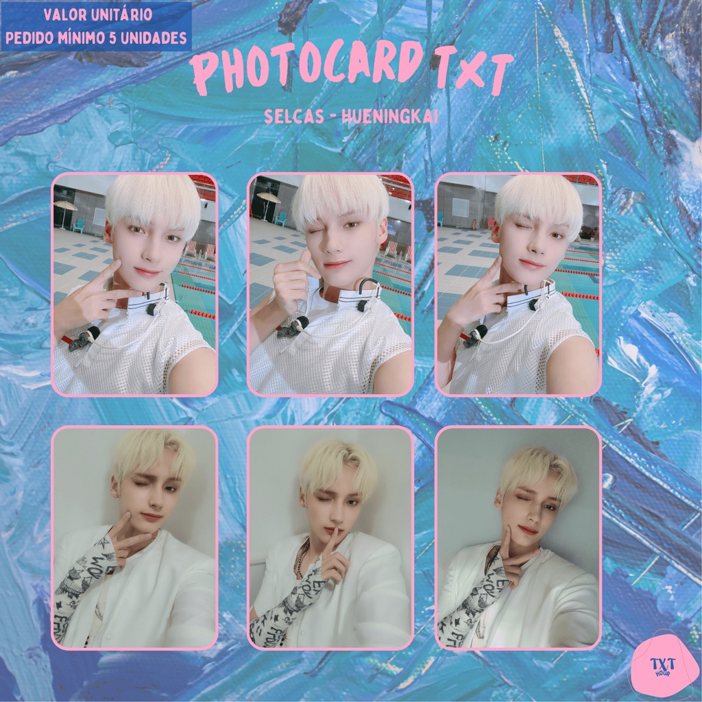 PHOTOCARD TXT (TOMORROW X TOGETHER) SELCAS - HUENINGKAI | kpop card ...