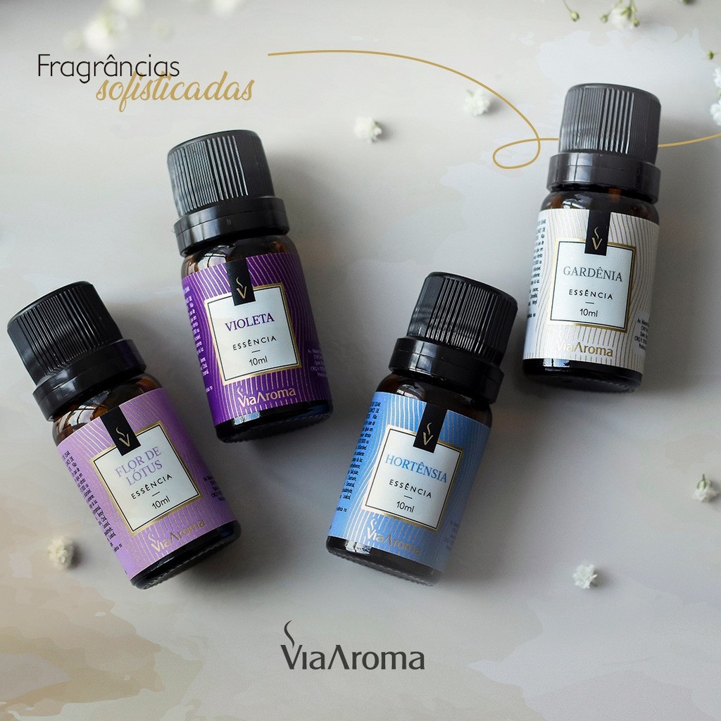 Essências para aromatizador Via Aroma Linha Clássica - 10ml - ENVIO IMEDIATO - Várias ...