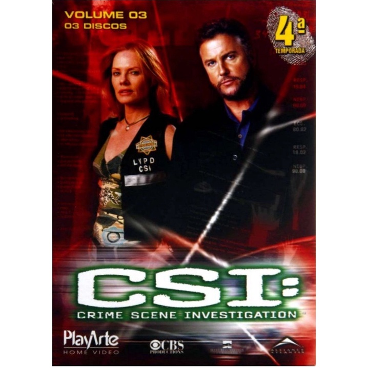 DVD BOX CSI: Crime scene investigation volume 03 - 4 temporada (NOVO ...