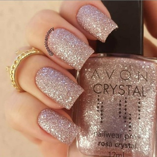 Esmalte Crushed Crystal Avon com glitter Cristal | Shopee Brasil