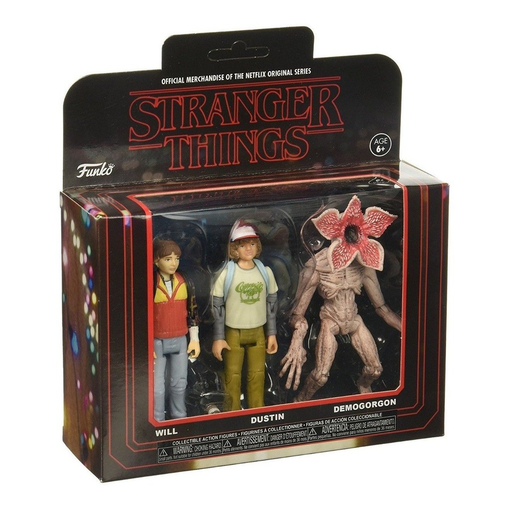 Funko Stranger Things Serie 1 Will Dustin Demogorgon | Shopee Brasil