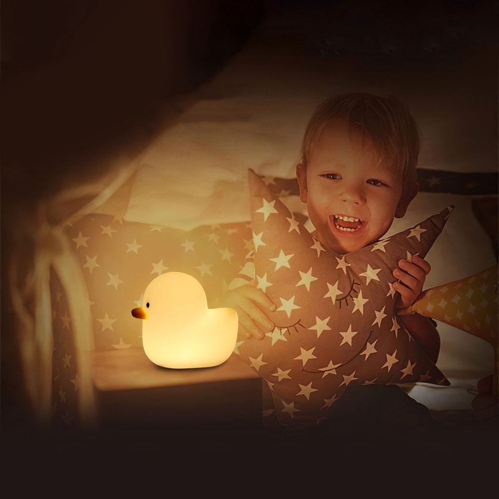 Lt01-Dull Duck Sleep Lamp Silicon Lamp Charging Night Light Cartoon ...
