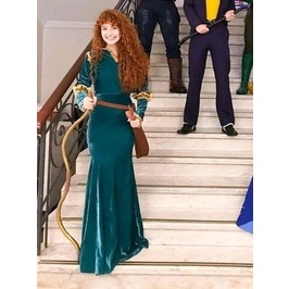 Vestido Medieval Merida Valente Luxuoso | Shopee Brasil