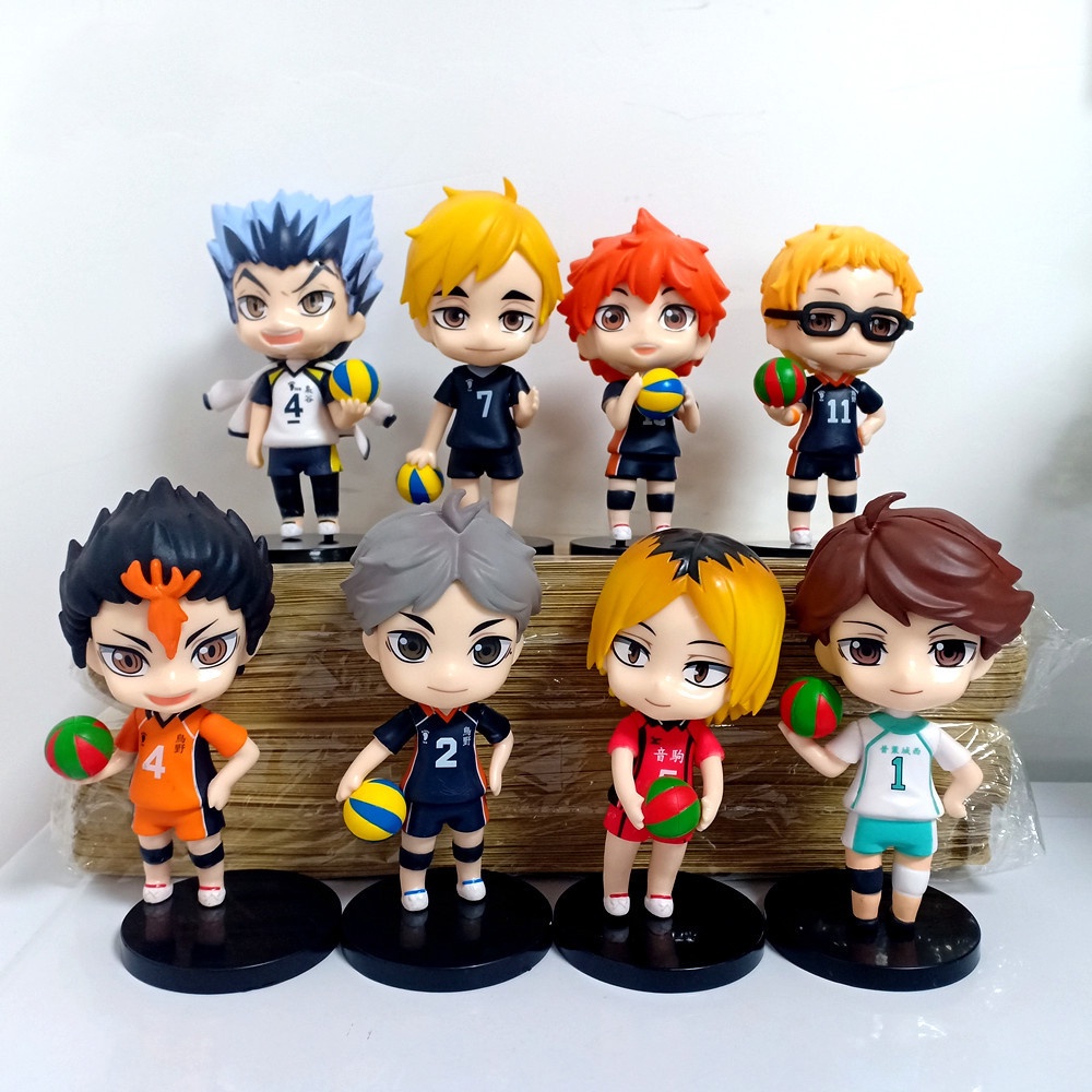 Anime Figures Miniatura Haikyuu 14 Modelos Sobre 10 cm Hinata Figure ...