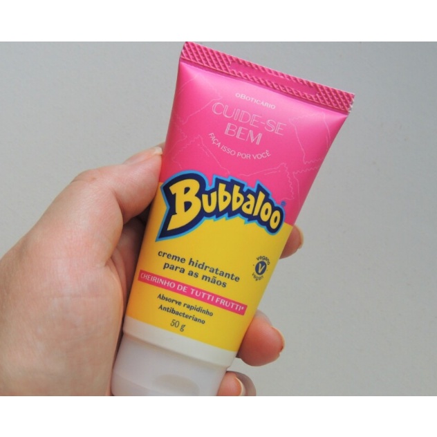 Creme De Mãos Bubbaloo 30g Tutti Frutti Edição Limitada Cuide Se Bem O ...
